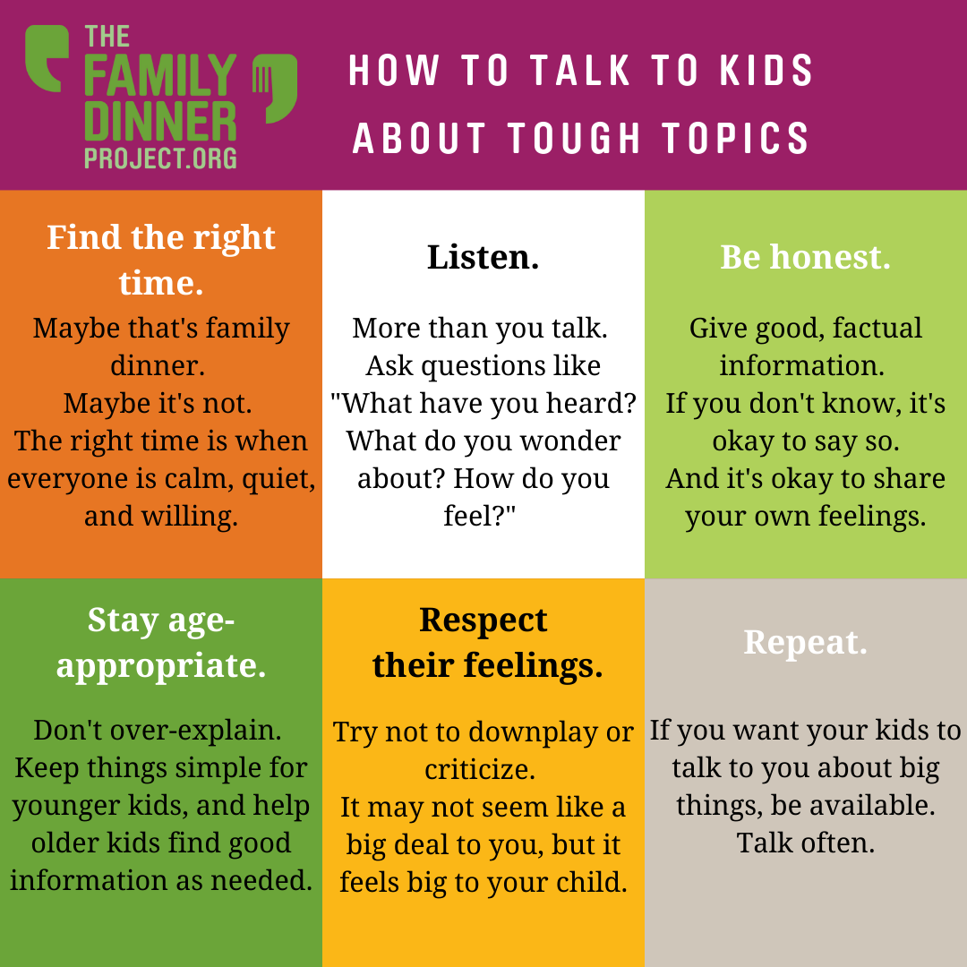 Camp, College, and Changes to Routine - The Family Dinner Project - The ...