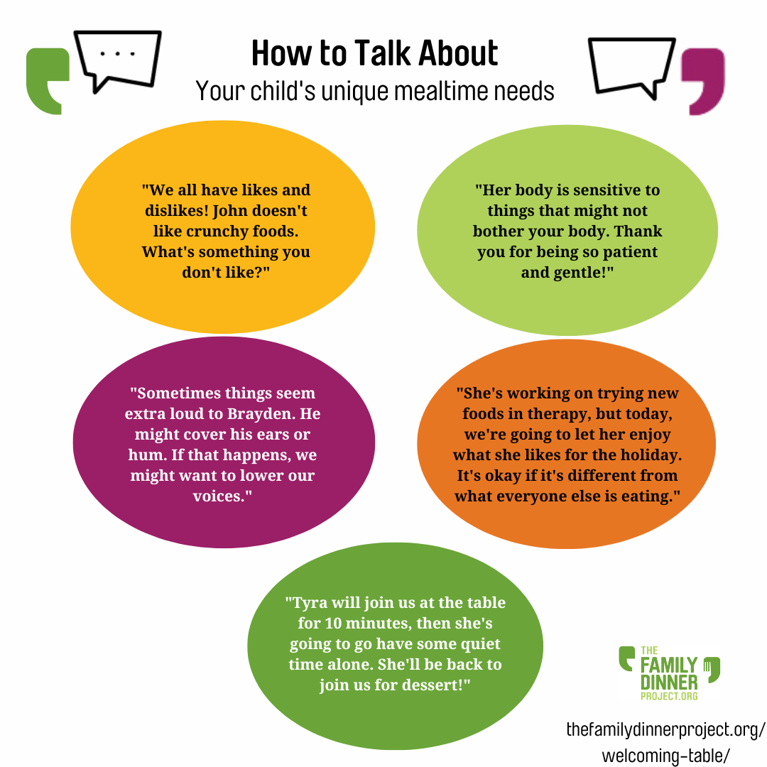 Autism, ADHD, Sensory Processing - The Family Dinner Project - The ...